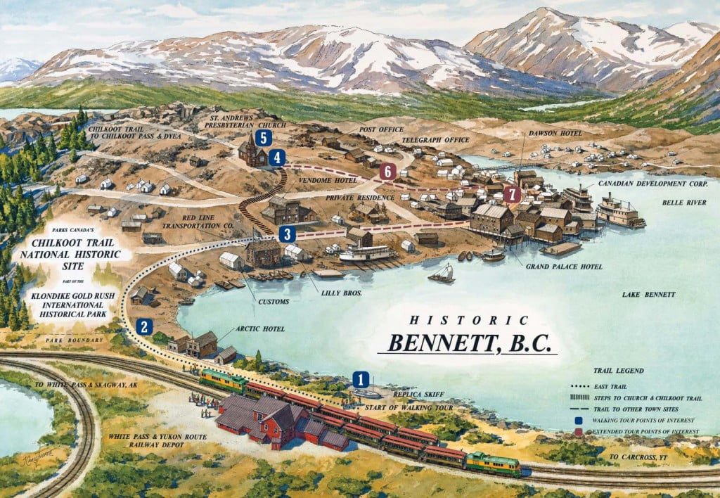 Bennett, British Columbia - White Pass & Yukon Route Railway